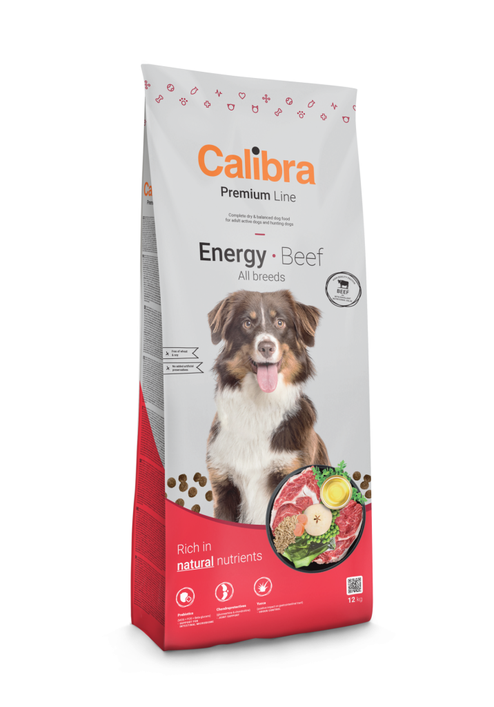 Calibra Dog Premium Energy Beef kibbles without wheat | Calibra
