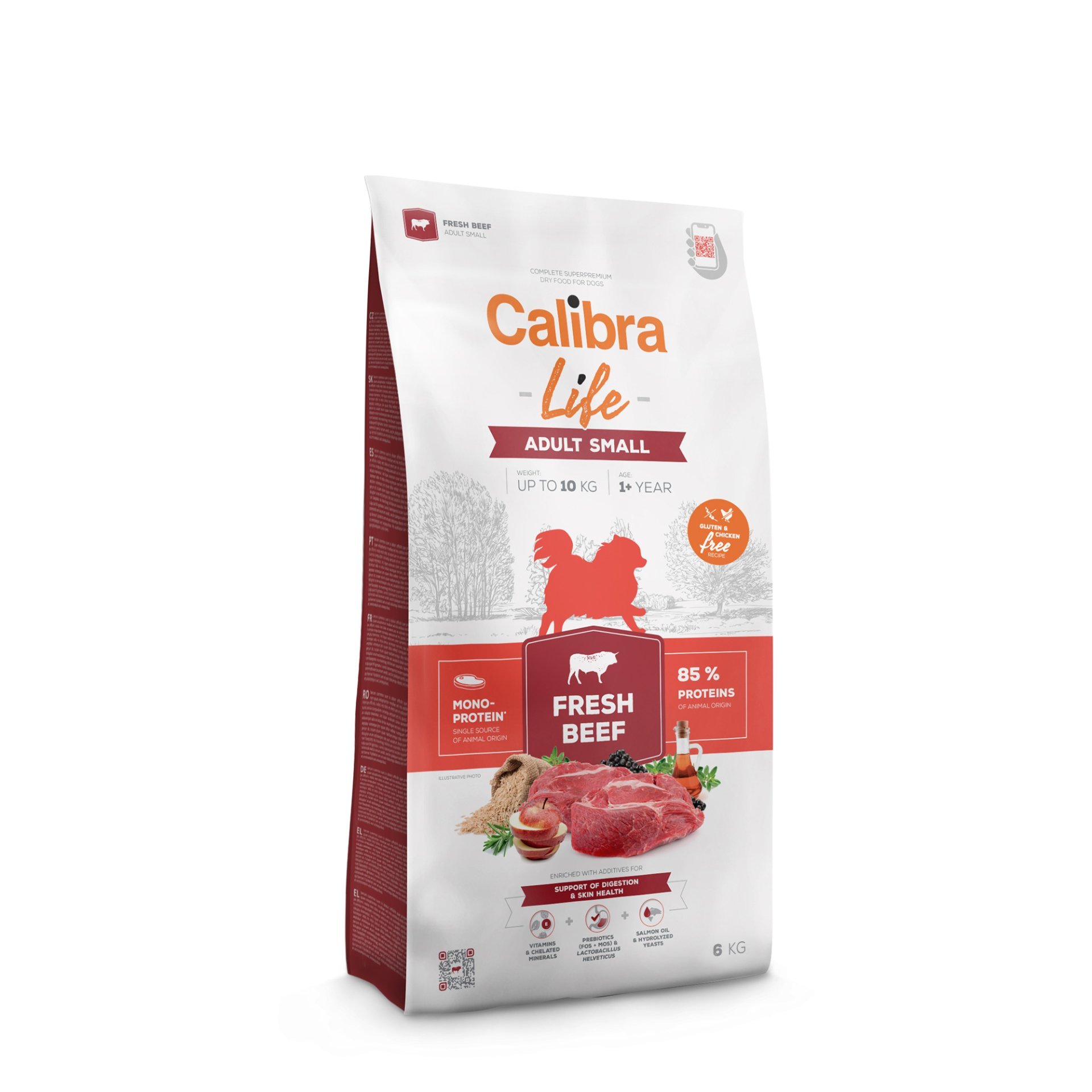 Calibra Life kibbles with fresh beef for small breeds | Calibra