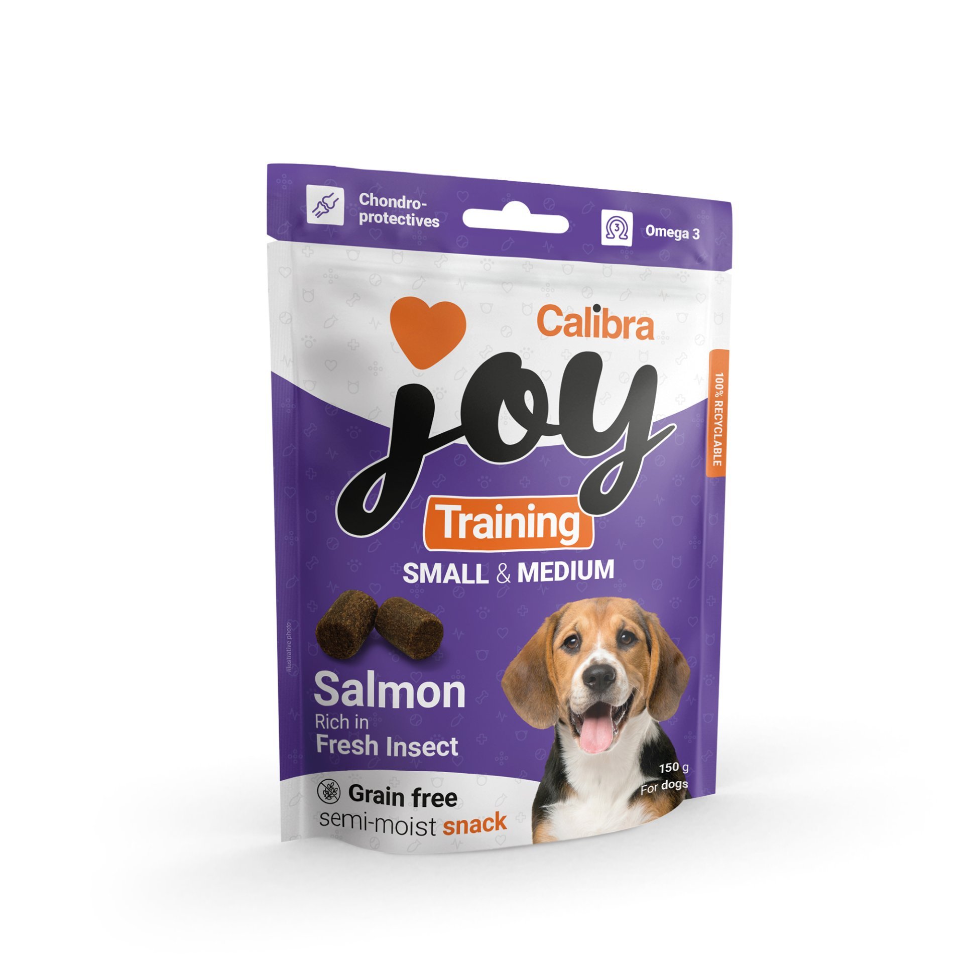 Semi-moist Calibra Joy Training treats salmon and insects | Calibra