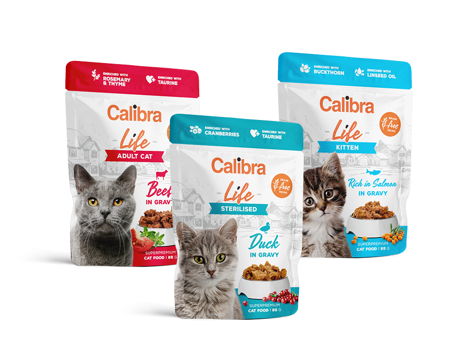 Calibra Life pouches for cats | Calibra